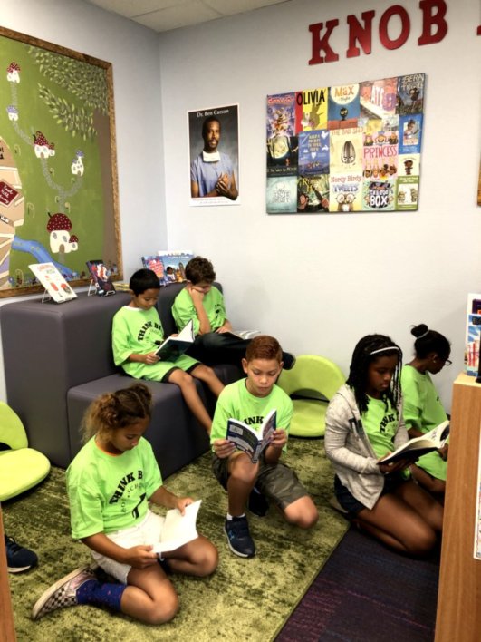 Knob Hill Elementary Opens Think Big Reading Room - Carson Scholars Fund