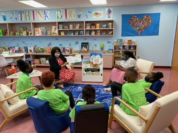 Barton Elementary School Reading Room Opening - Carson Scholars Fund