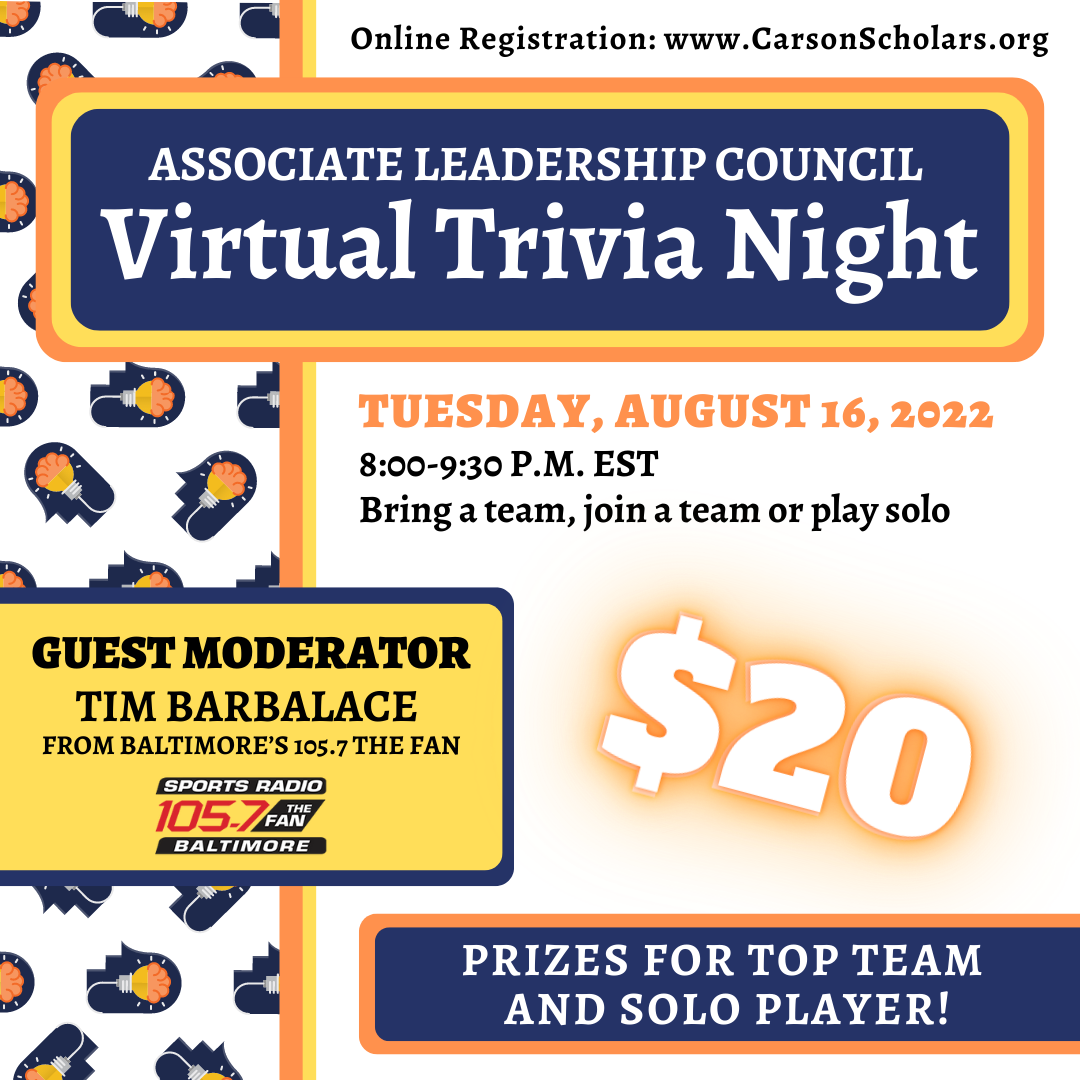 ALC Virtual Trivia Night - Carson Scholars Fund