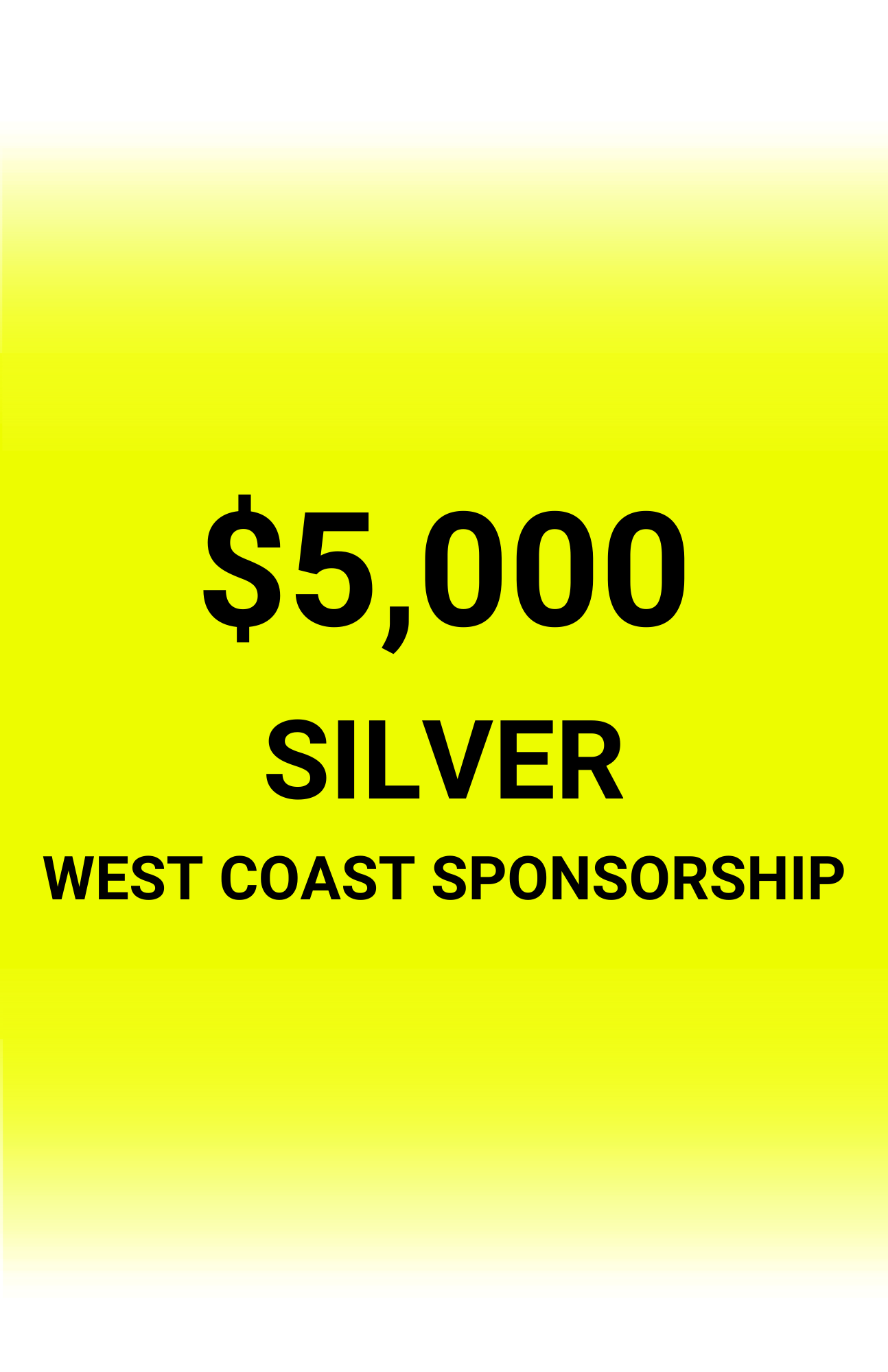 West Coast Silver Sponsorship - Carson Scholars Fund