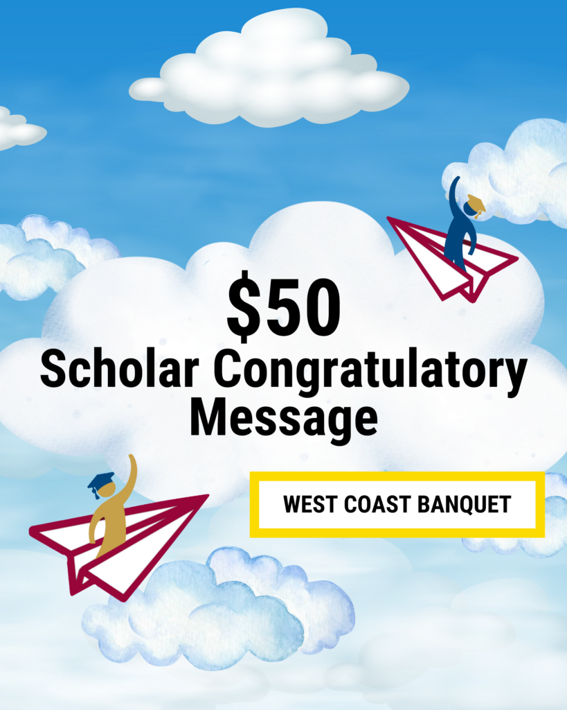 West Coast Scholar Congratulatory Messages - Carson Scholars Fund